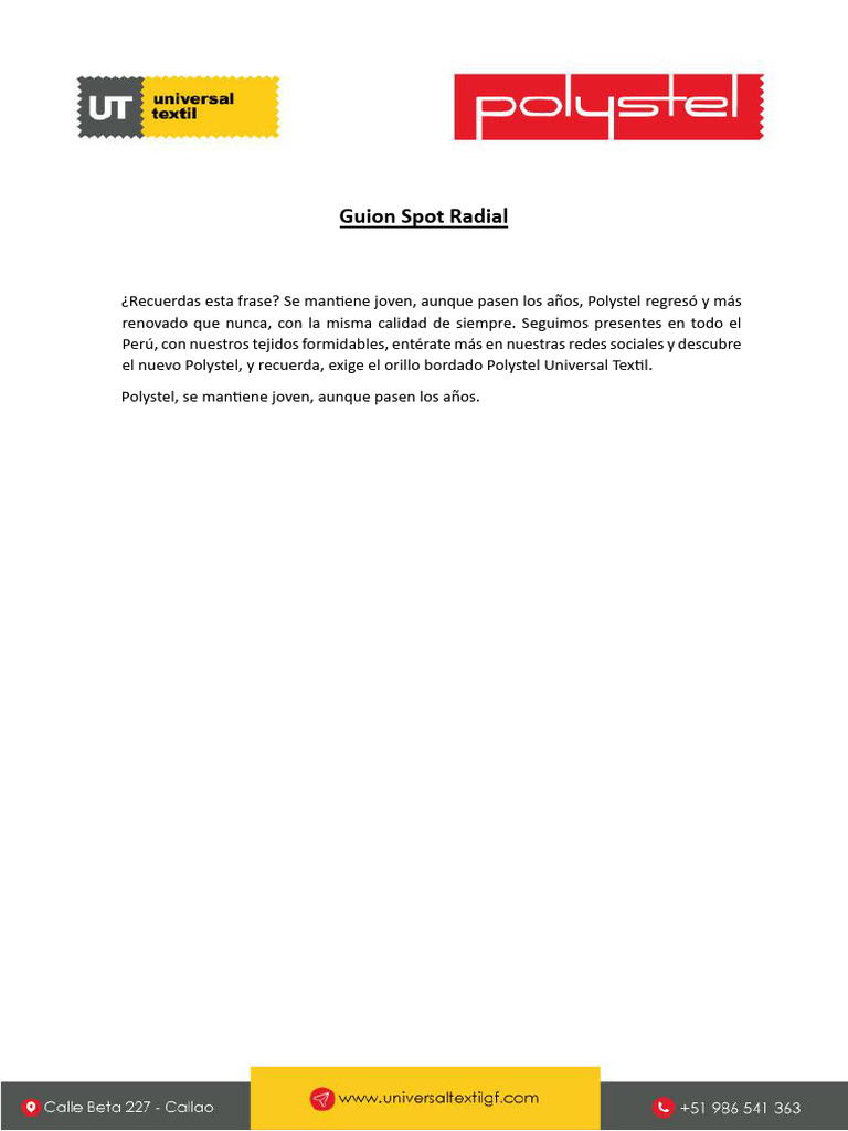 Guion Radial Polystel | PDF