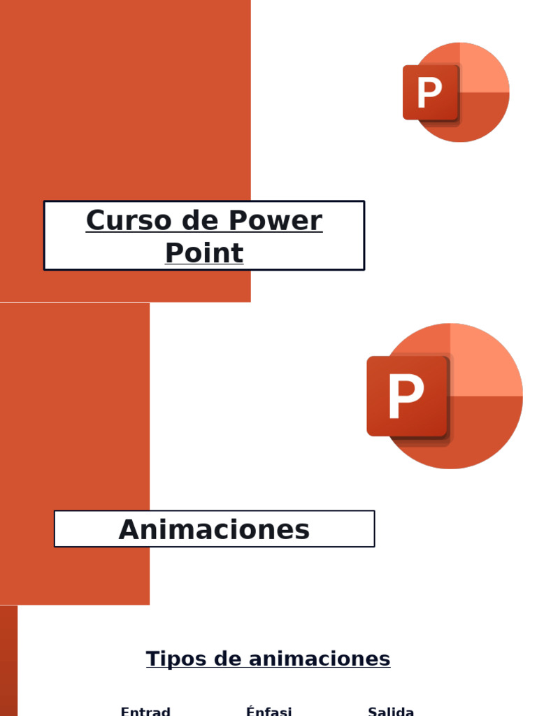 Animaciones en PowerPoint | PDF