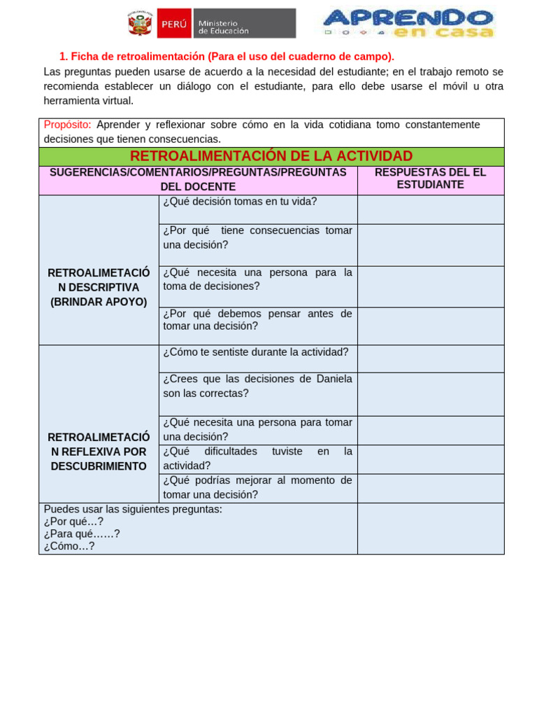 3° RETROALIMENTACIÓN 05 ABRIL Jenny | PDF