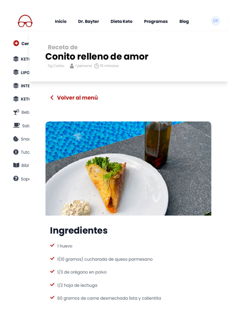 Tu Doctor Bayter - Dieta Keto Perfecta | PDF