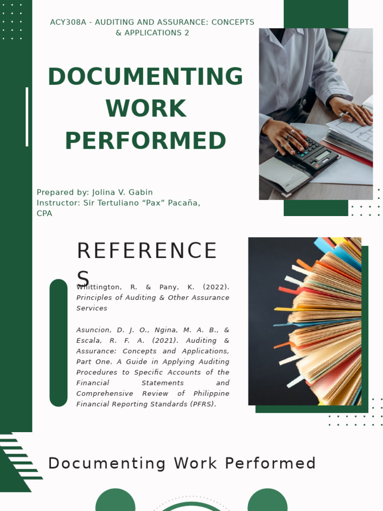 Acy308a - Auditing and Assurance Concepts & Applications 2 | PDF | Audit