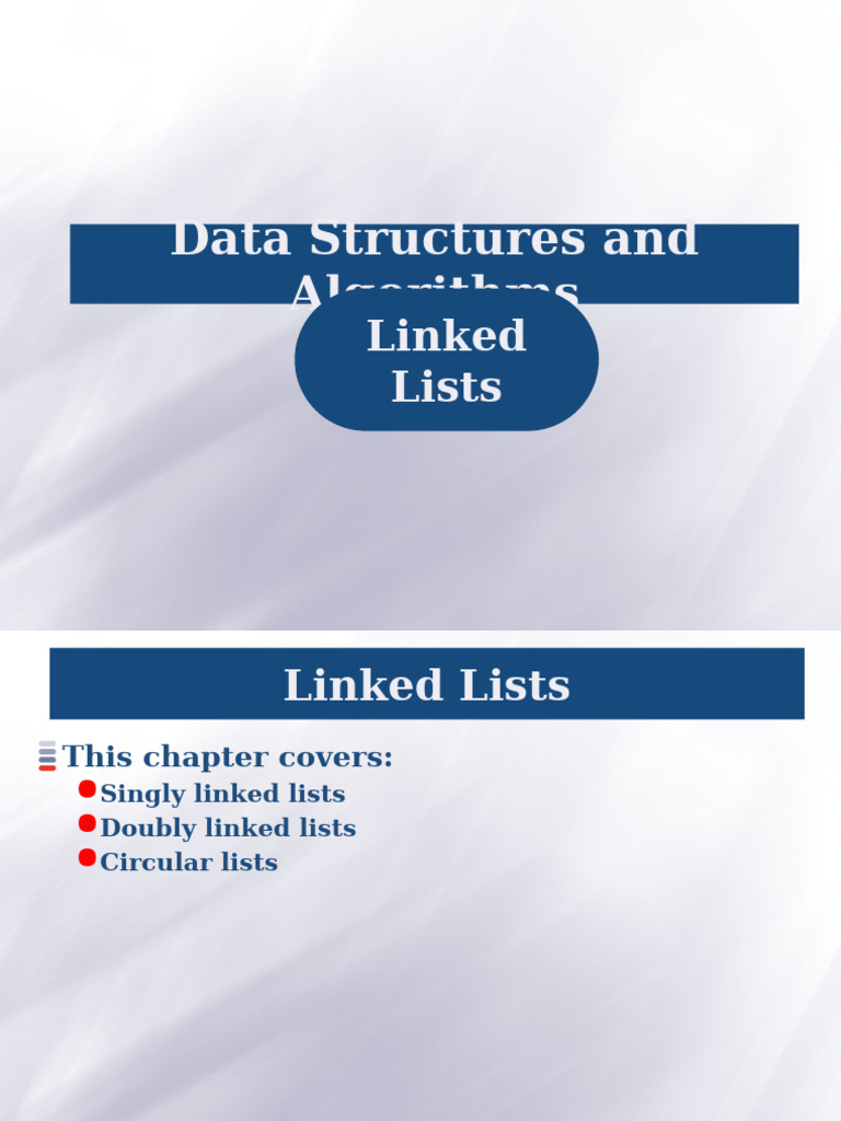 Chapter 3 - Linked Lists | PDF | Pointer (Computer Programming) | Computer Programming