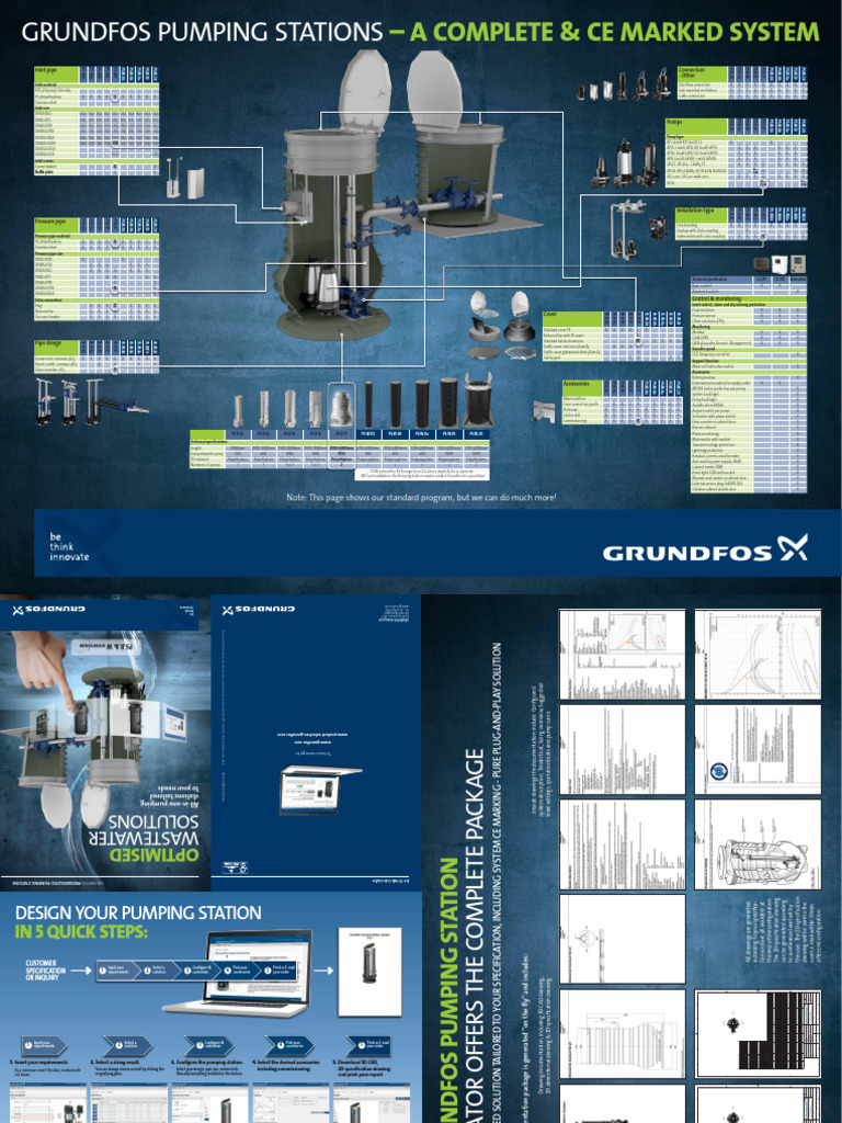 Grundfos Pumping Stations Overview | PDF | Manufactured Goods | Equipment