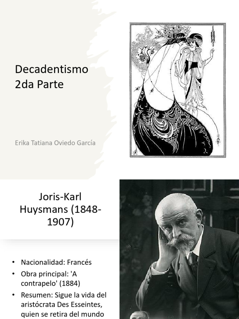 Decadentismo 2da. parte | PDF | La imagen de Dorian Gray