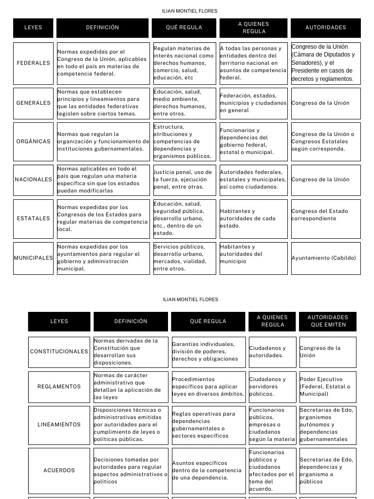 Tipos de Leyes PDF | PDF | Servicio Civil | Gobierno local