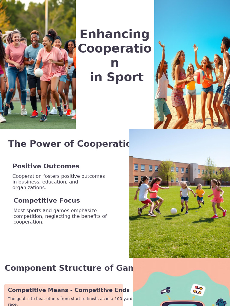 Enhancing Cooperation in Sports | PDF