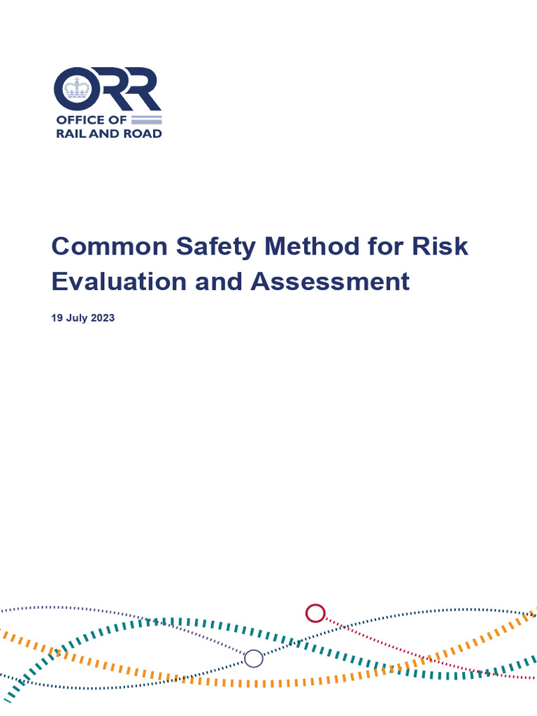 Common Safety Method For Risk Evaluation and Assessment 2023 (ORR ...