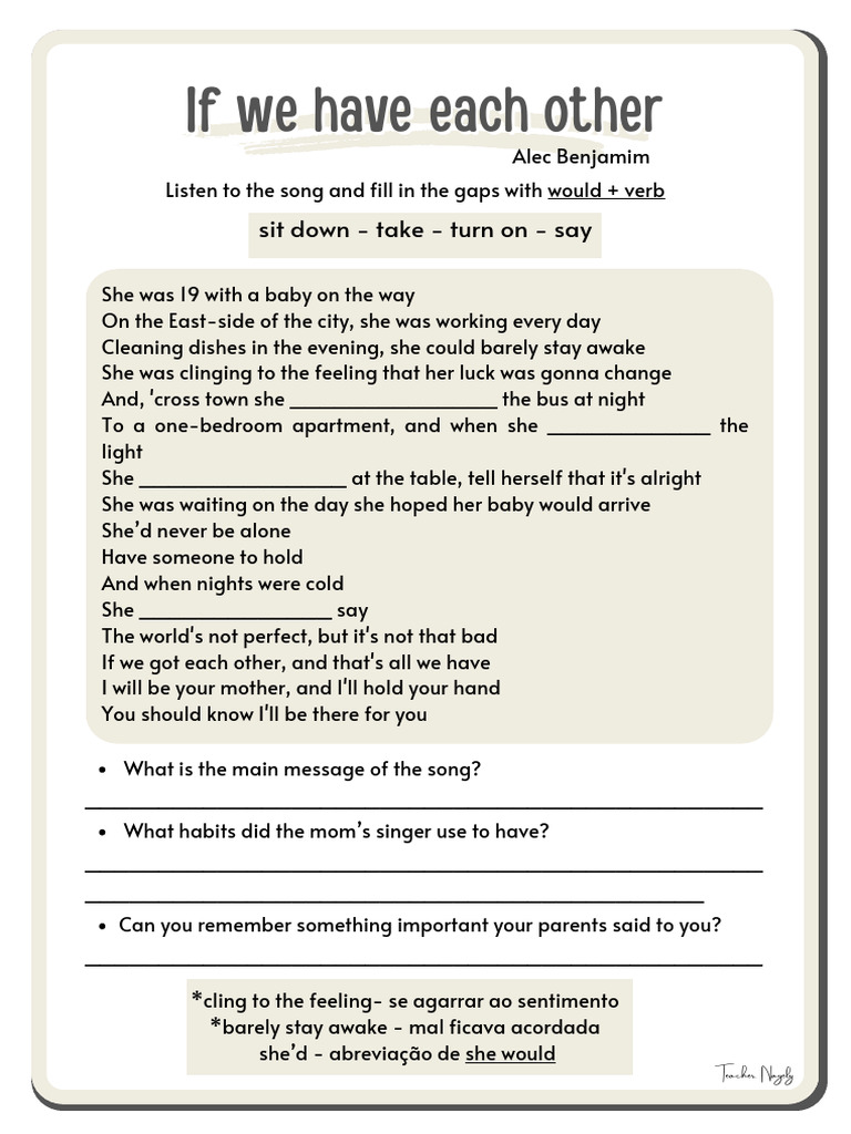 Back to School Reading Comprehension Worksheet in Pink White Simple ...