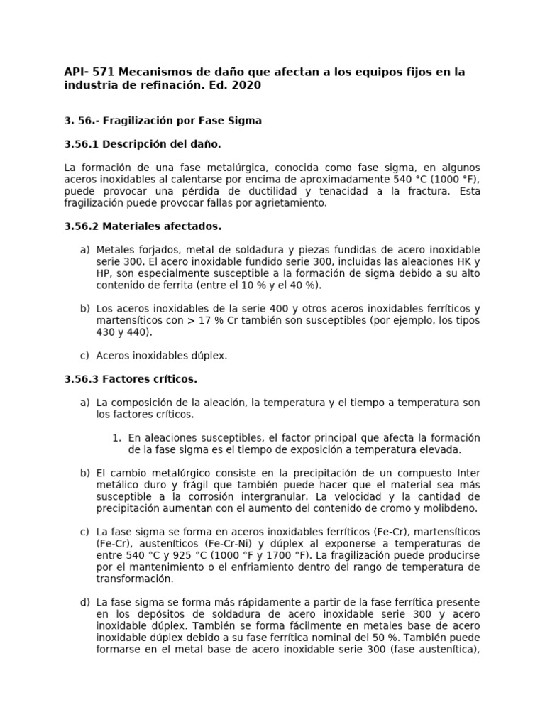 API -571 | PDF | Aleación | Acero