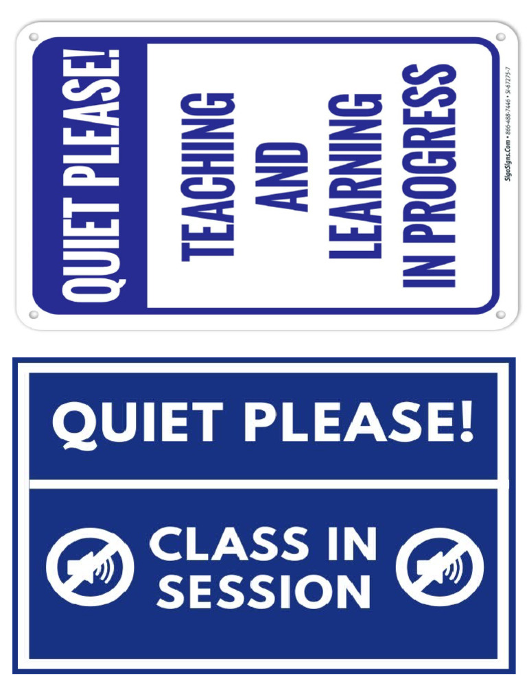 Quiet Please | PDF