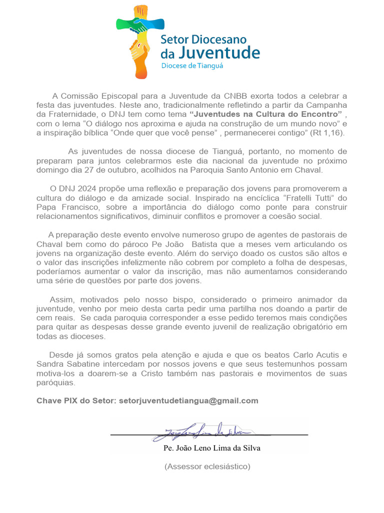 DNJ 2024 Párocos | PDF