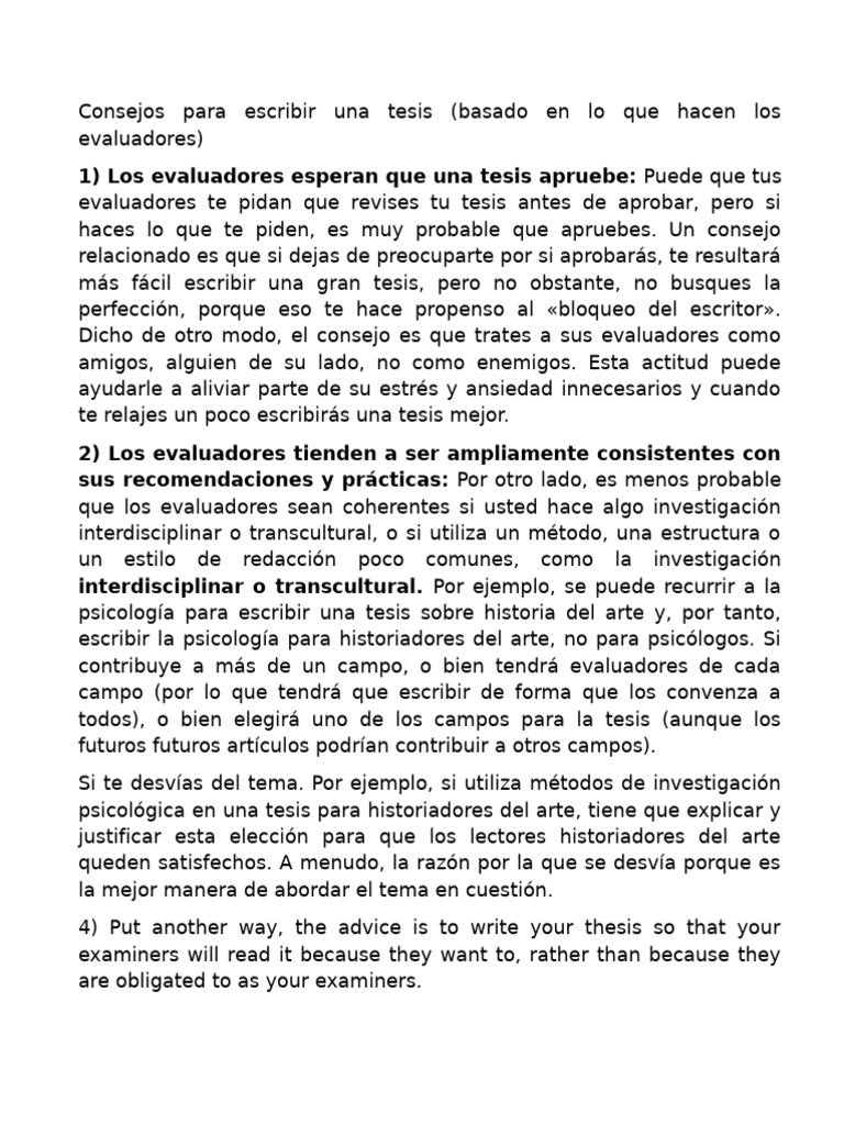 Exposición Como Escribir Tésis | PDF | Sicología | Educación en artes ...