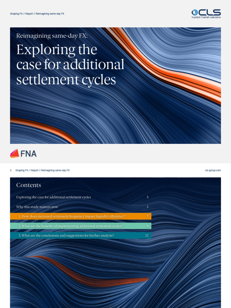 Benefits of Additional FX Settlement Cycles | PDF | Economies | Money