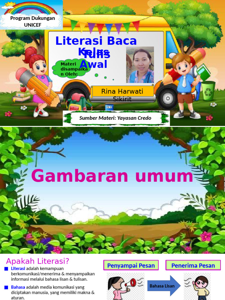 Materi Rina Literasi Baca Tulis (Jun 24) | PDF