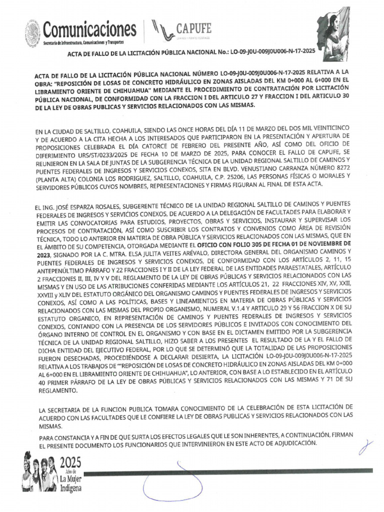 ACTA FALLO N17 | PDF