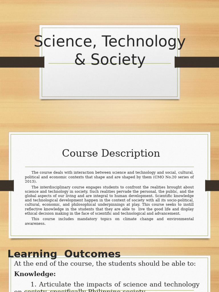 Science, Technology & Society | PDF | Science | Galileo Galilei