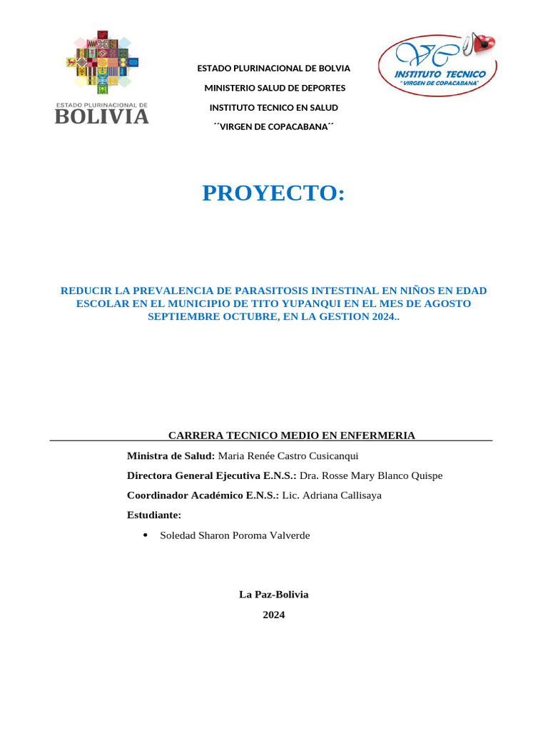 Caratula Proyecto | PDF