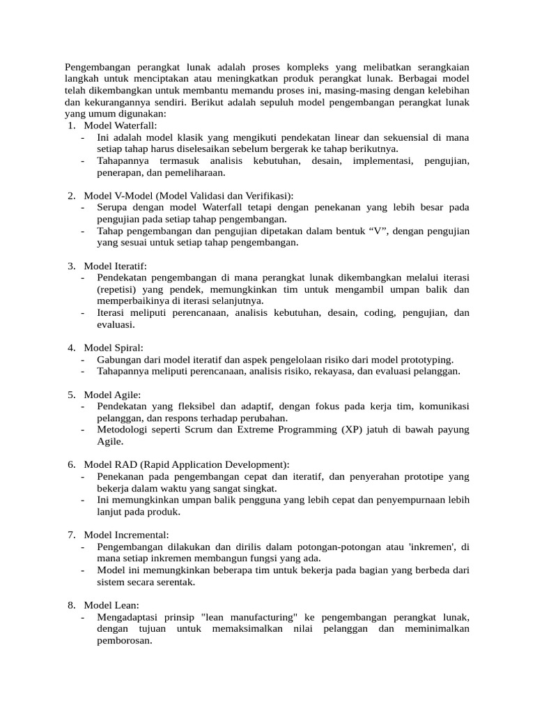 TUGAS RPL Dan ANALISIS | PDF