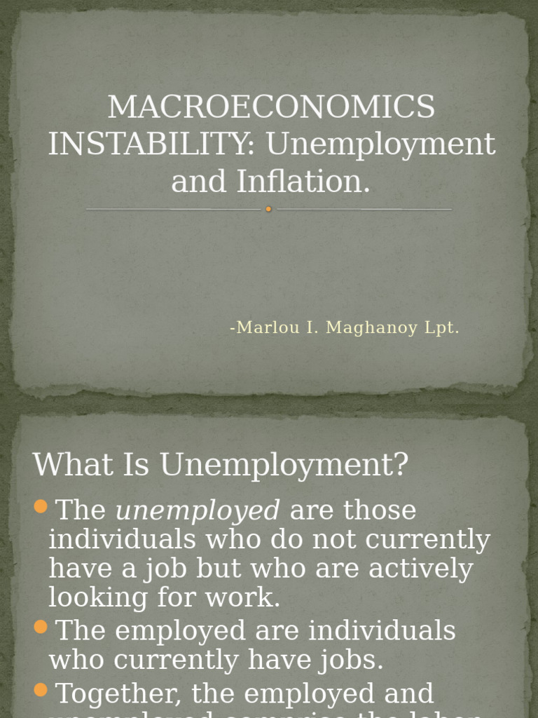 Unemployment and Inflation Explained | PDF | Unemployment | Inflation