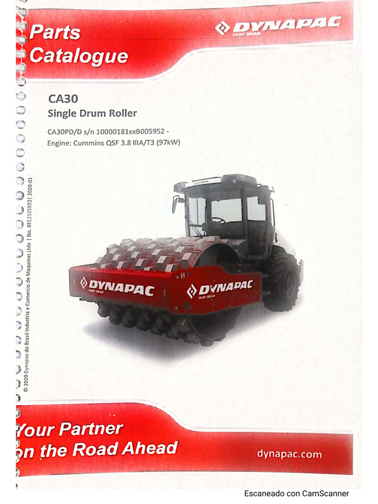 01.dynapac CA30-Frame & Drum | PDF