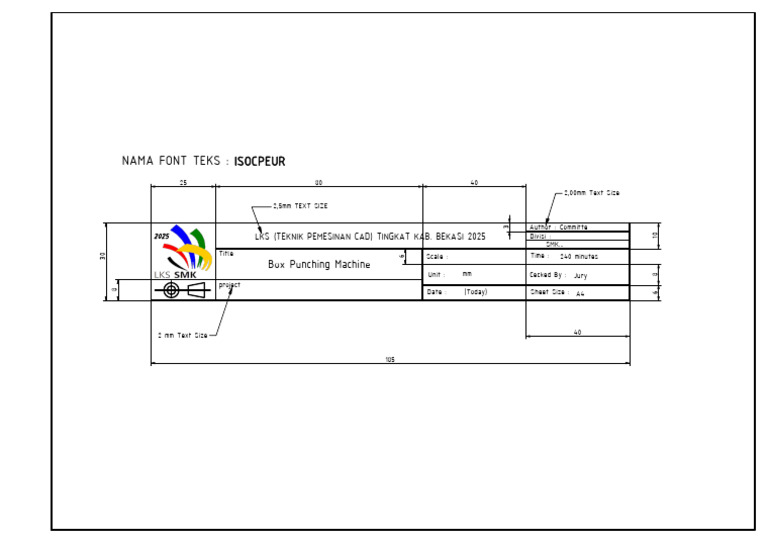 Sheet Etiket Cad LKS 2025 | PDF