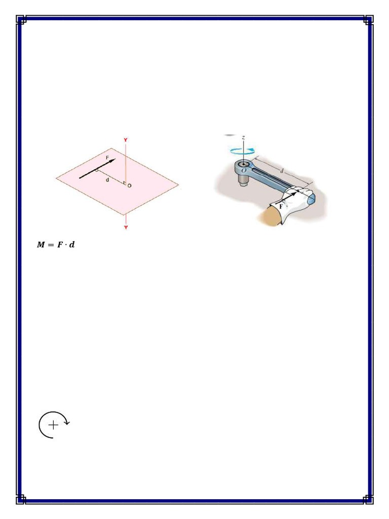 Moment of Force Calculations Guide | PDF
