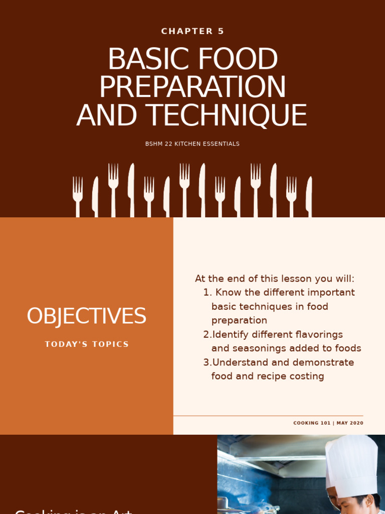 4.-Basic Food Preparation and Technique | PDF | Knife | Blade