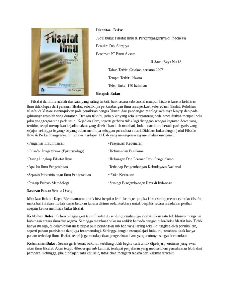 Identitas Buku | PDF