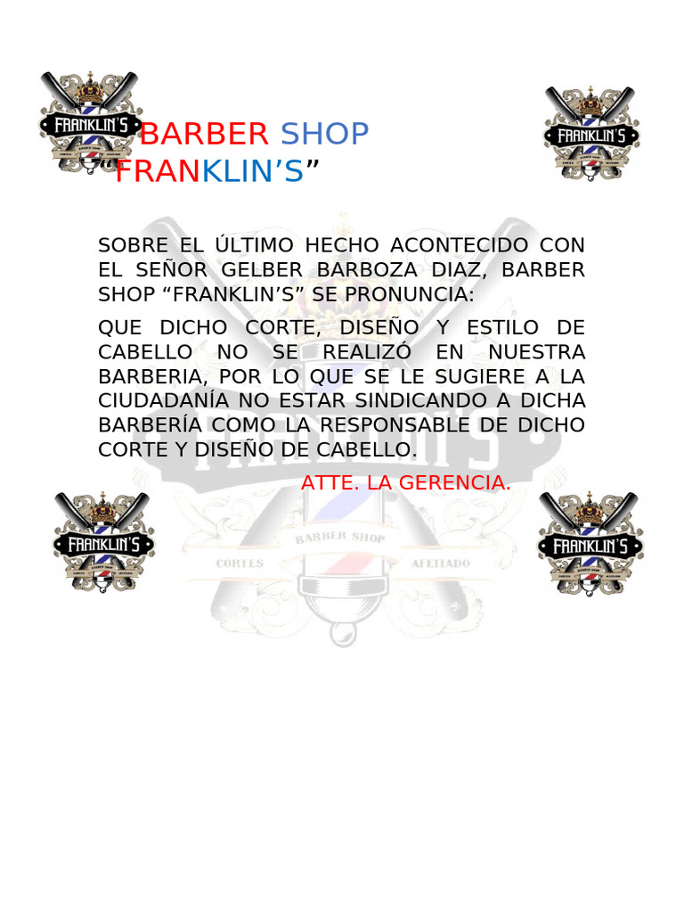Barber Shop | PDF