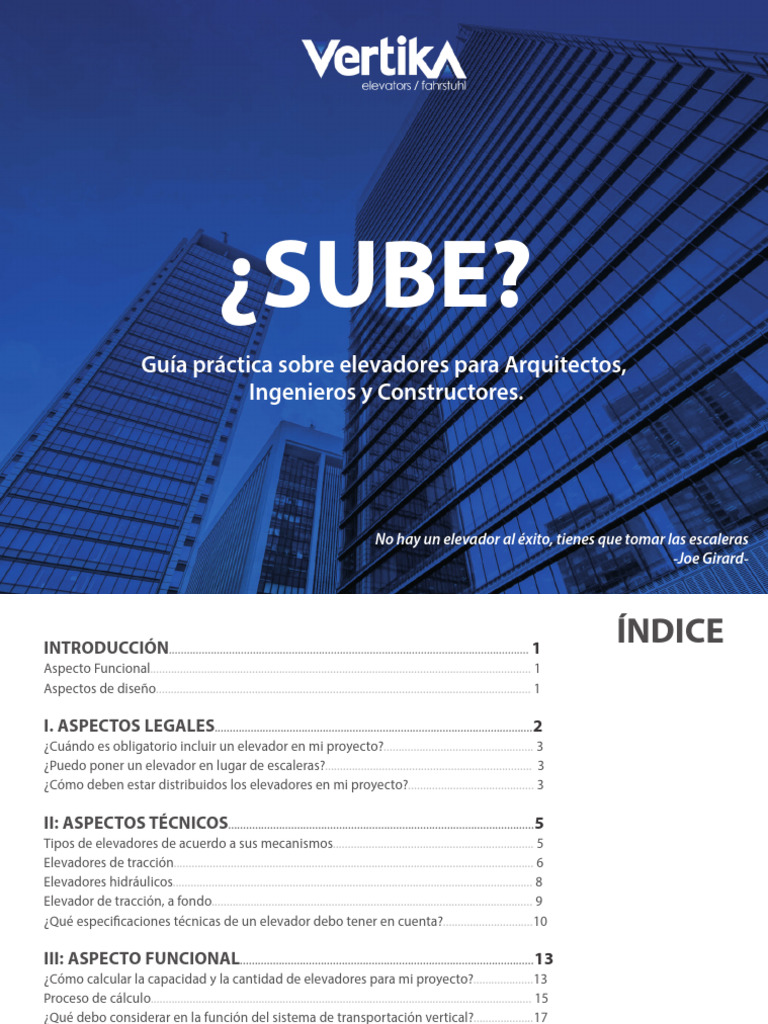 Guia Practica Sobre Elevadores y Ascensores | PDF | Ascensor | Motores