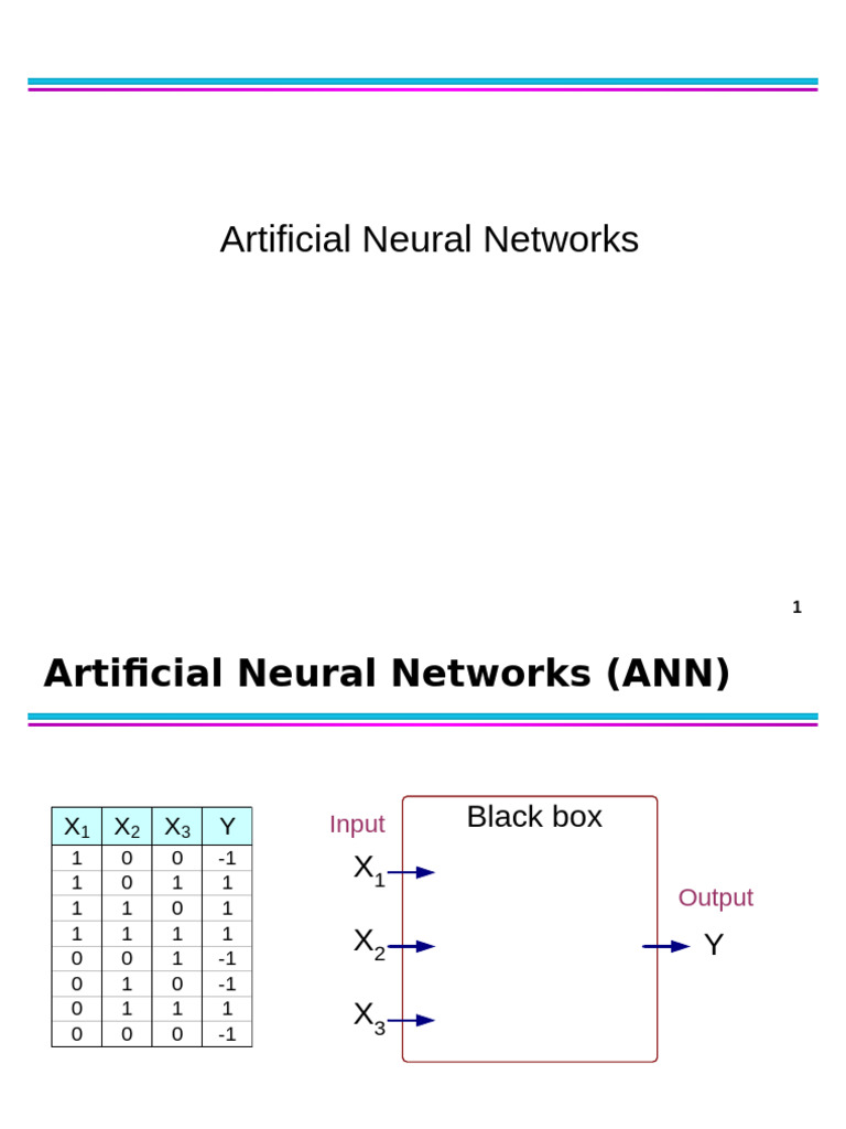03-ANN English Lecture | PDF | Statistical Classification | Artificial Intelligence