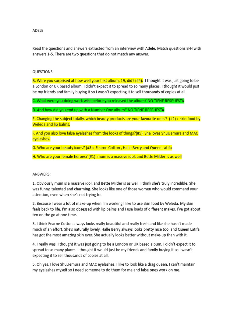 ADELE.docx | PDF