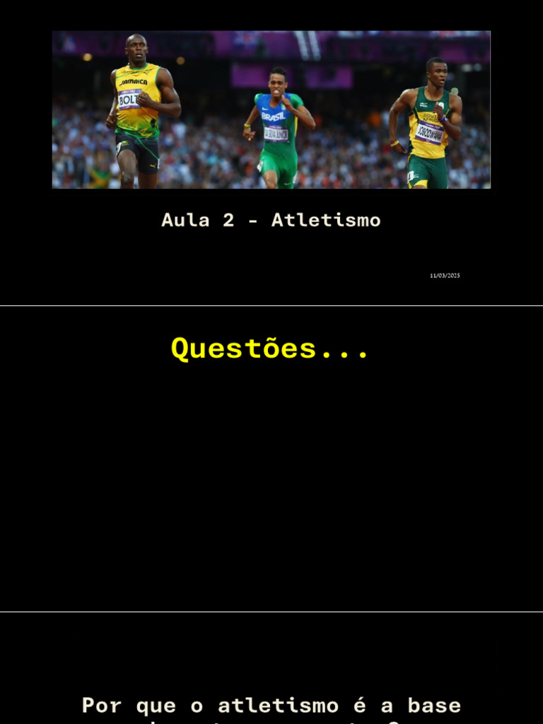 Elementos Essenciais do Atletismo | PDF