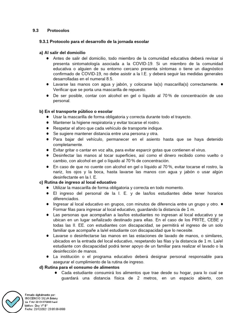 PROTOCOLOS | PDF | Lavado de manos