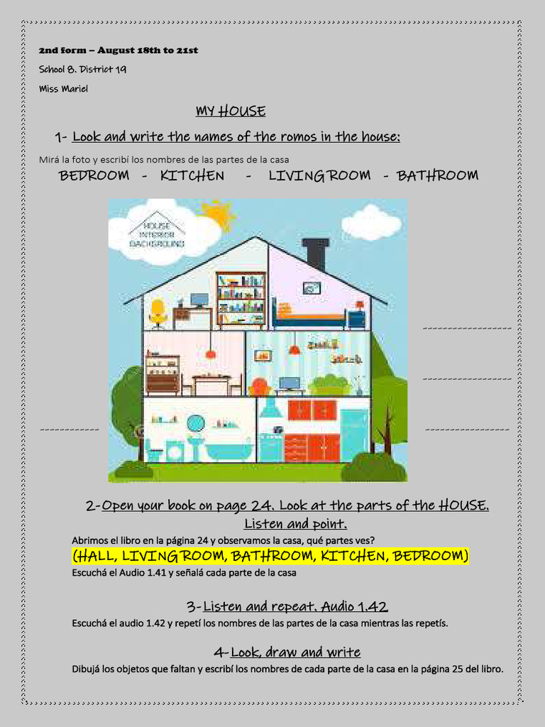 Parts of A House | PDF