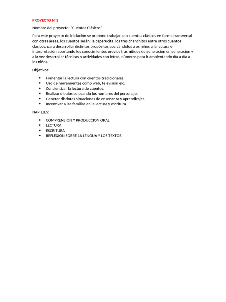 Nombre Del Proyecto1 | PDF