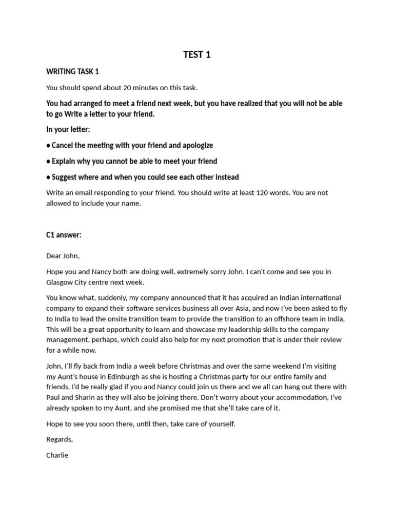 letter sample_test 1 | PDF