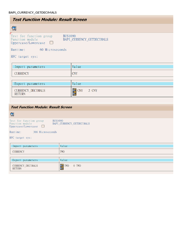 Bapi Currency Getdecimals | PDF