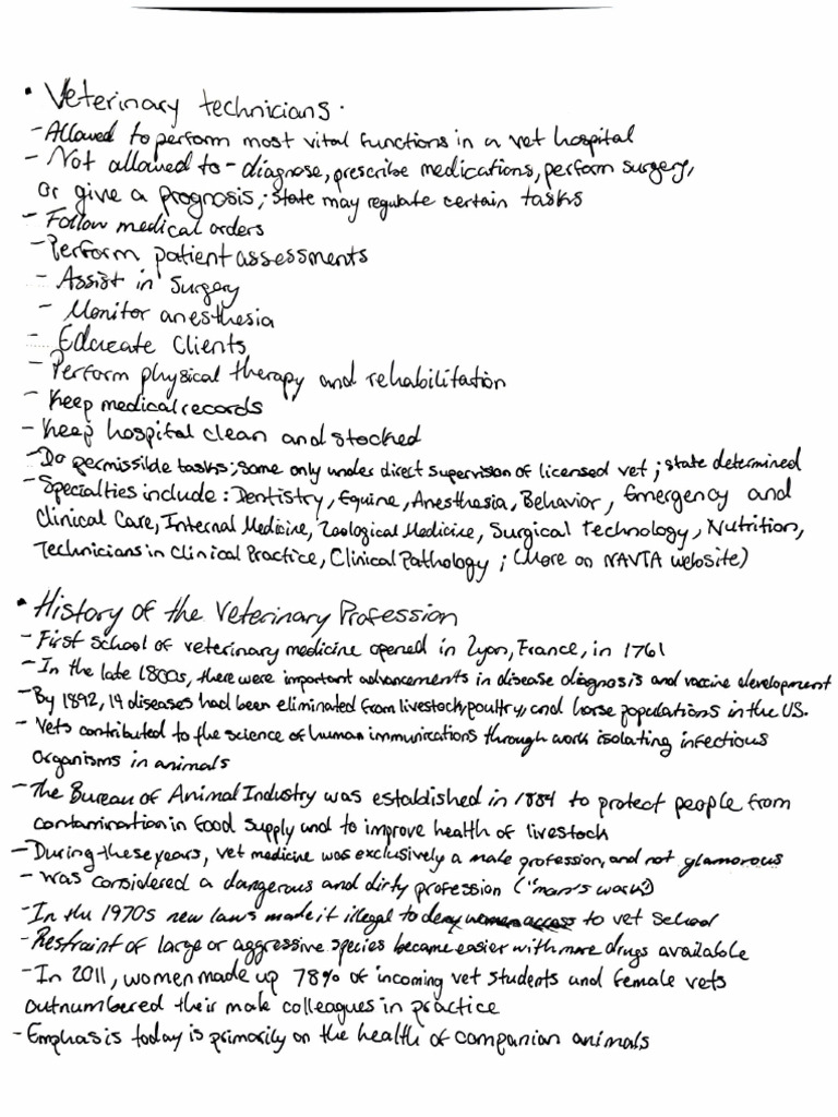 Vet Science Comp Notes | PDF