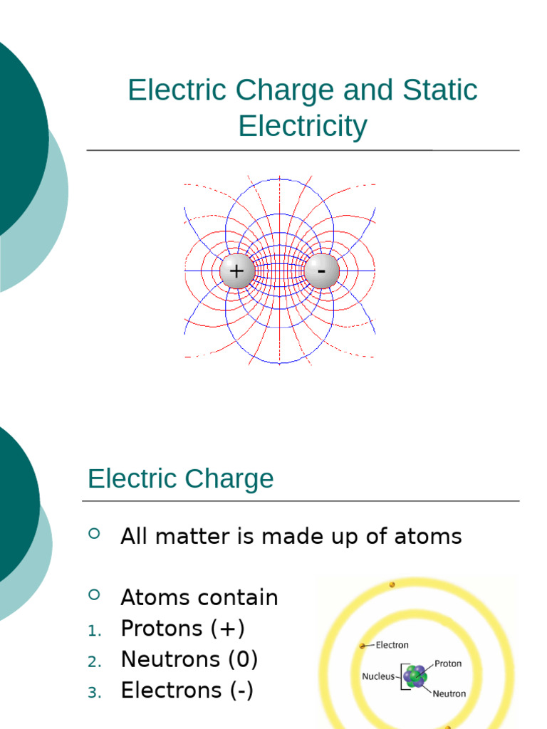 Electric Charge and Static Electricity PPT - Lecture2 | PDF | Electric ...