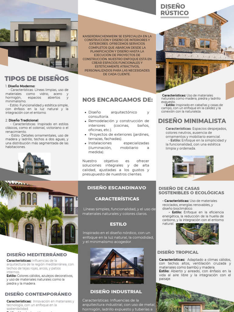 Bochure | PDF | Minimalismo | Diseño