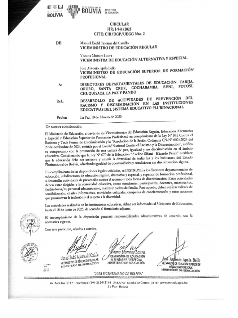 Circular Cir DGP Uegg 2 2025 | PDF