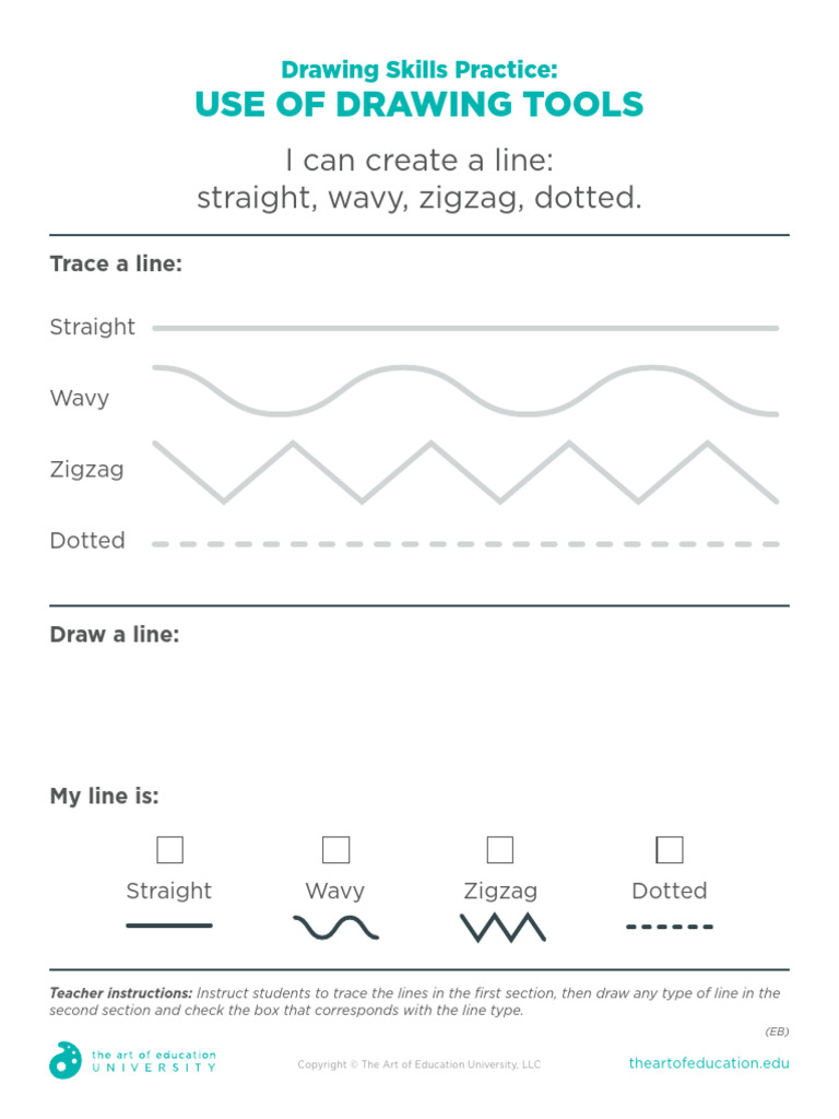 Drawing Skills_ Create Line (K-2) | PDF