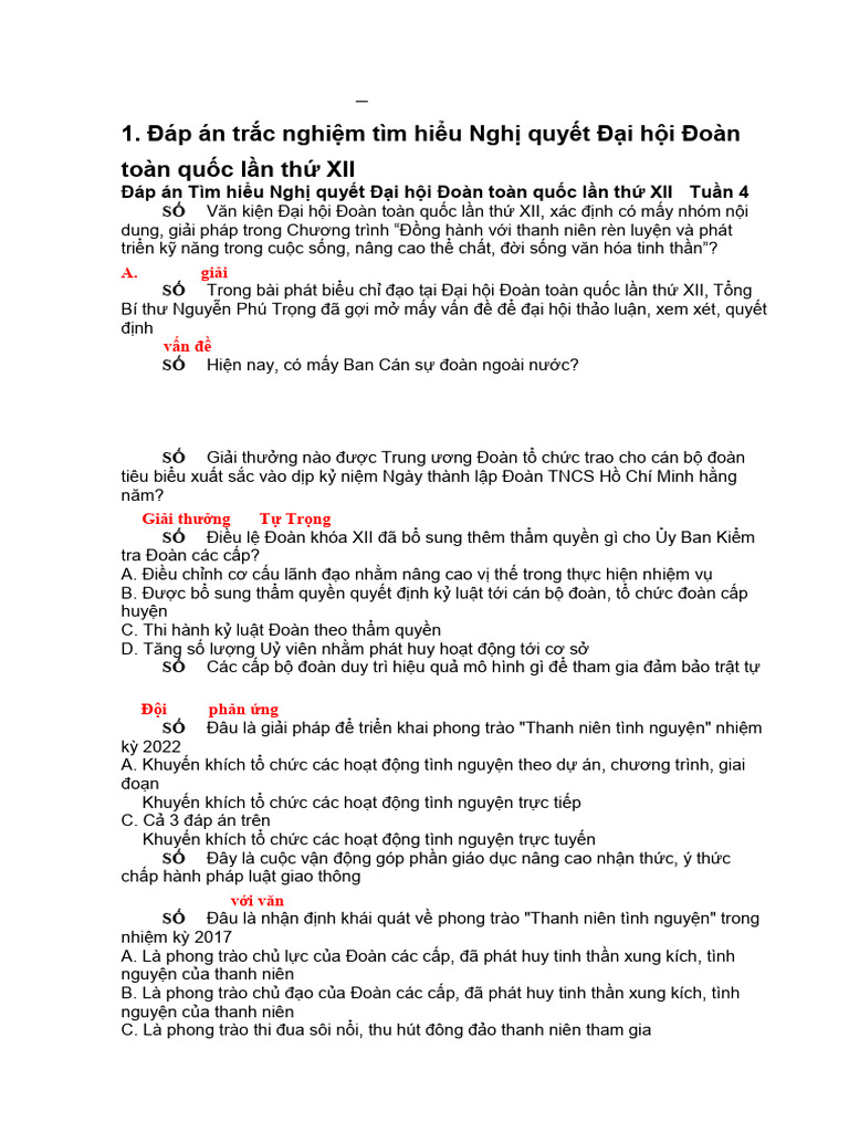 12-1 cau hoi thi tim hieu doan | PDF