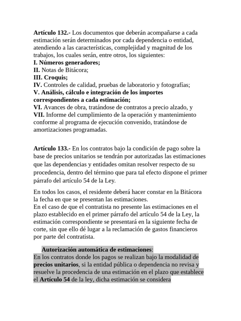 Artículo 132 | PDF