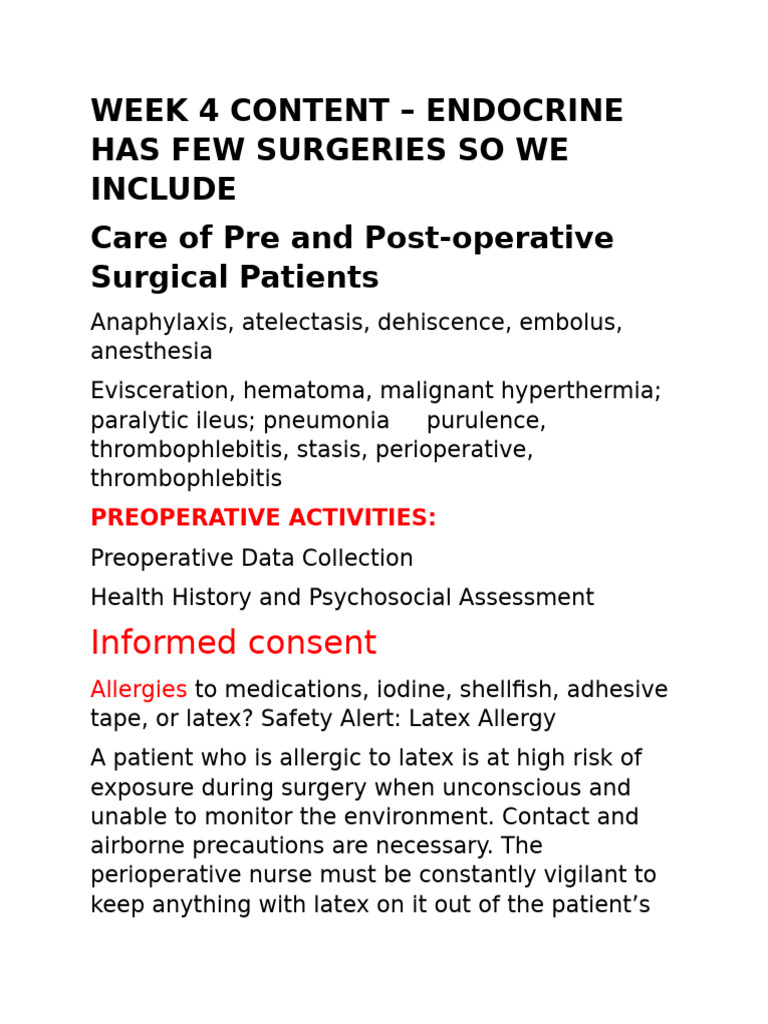 Endocrine surgeries | PDF | Surgery | Anesthesia