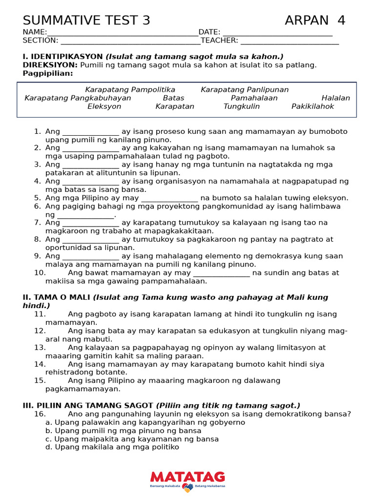 Arpan 4 Summative 03 | PDF