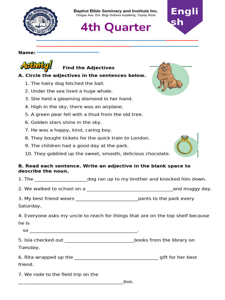 English Lesson 2 | PDF