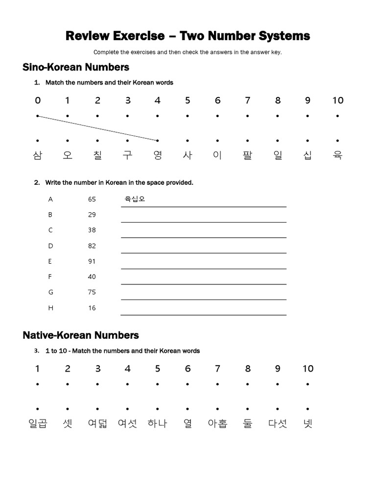 Review Lesson (Two Number Systems) | PDF