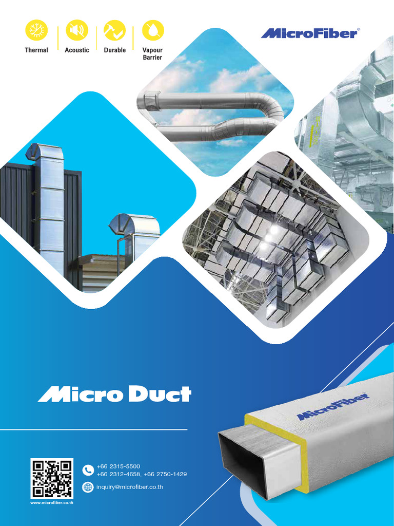 E-Book Micro Duct A4 Eng | PDF | Thermal Insulation | Duct (Flow)